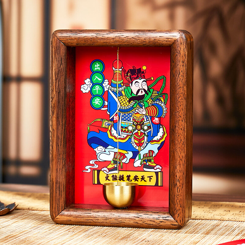 Магнитный дверной звонок "Допамин" для входной двери, медный нажимной звонок, декоративная наклейка для холодильника, звонок для новоселья, не требует гвоздей.