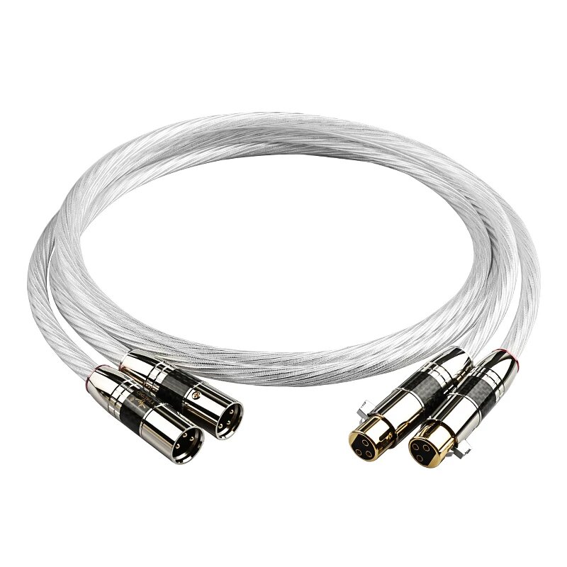 YYAUDIO YY-AD01 XLR кабель 0.5m серебристый