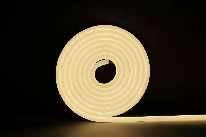 2026 Гибкая неоновая лента 12V Водонепроницаемая Стильная Силиконовая LED Неоновая Лента для улицы Легко Сгибаемая Лента Световой Короб Регулируемая