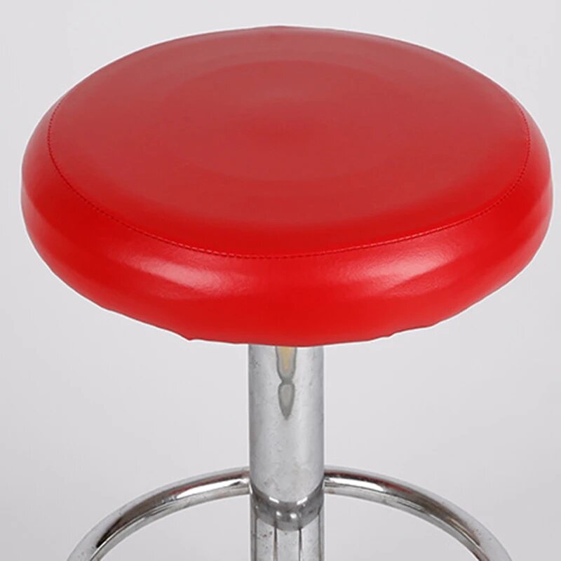 Кожаные круглые чехлы для стульев Thousxiu Красный, Красный