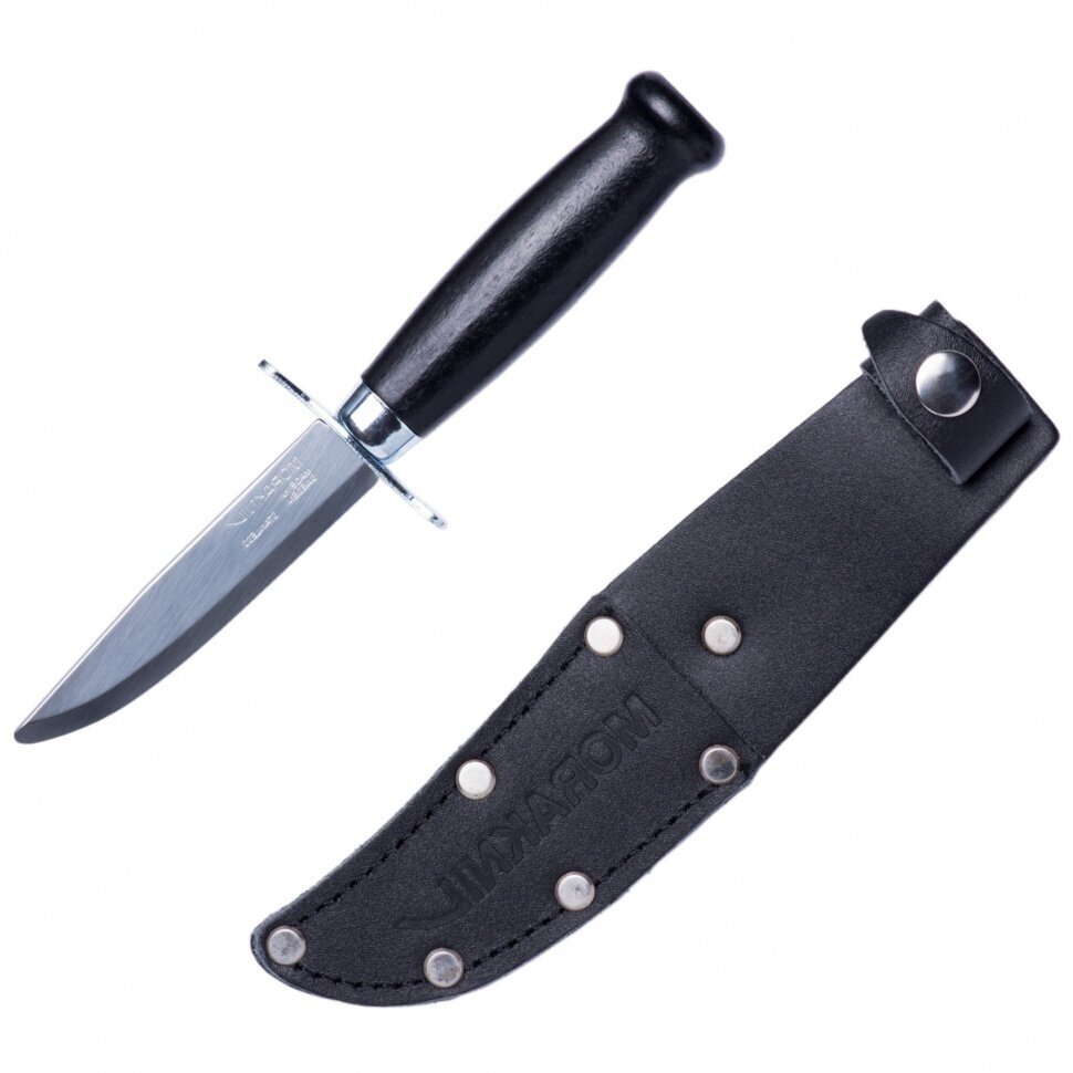 Нож Morakniv Scout 39 Safe Black, нержавеющая сталь, цвет черный