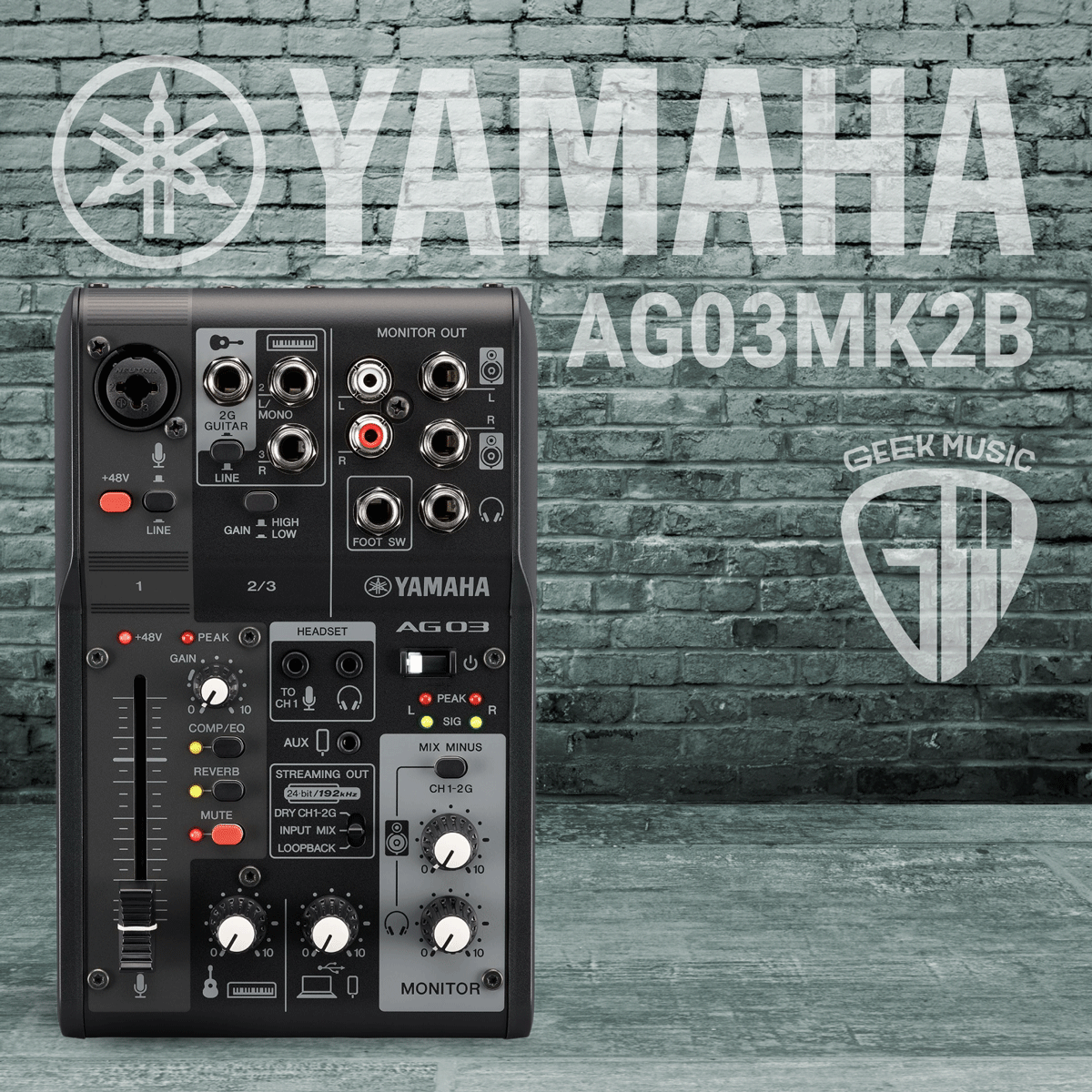 Микшер Yamaha AG03MK2 Black