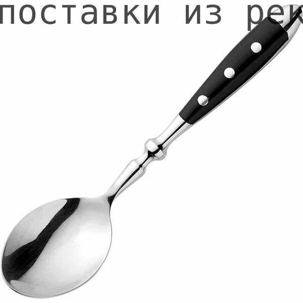 Eternum Ложка чайная DORIA 6 предм. черный, серебристый, из нержавеющей стали