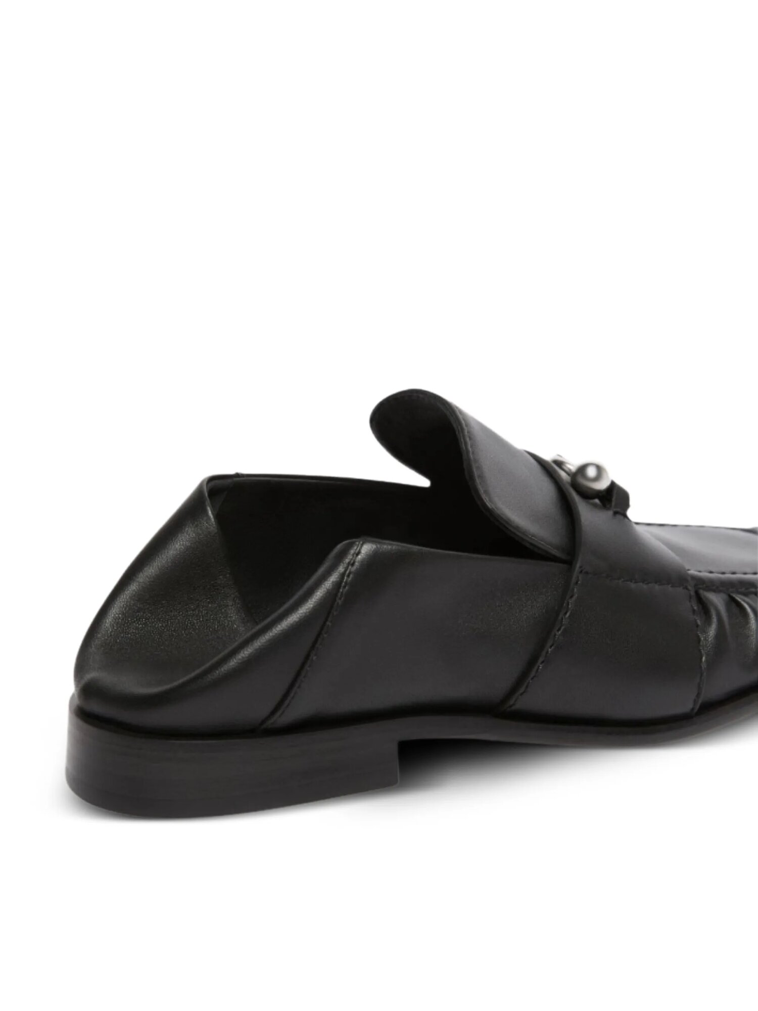 Лоферы SPORTMAX Detail loafers, размер 39, black/black — фото 1