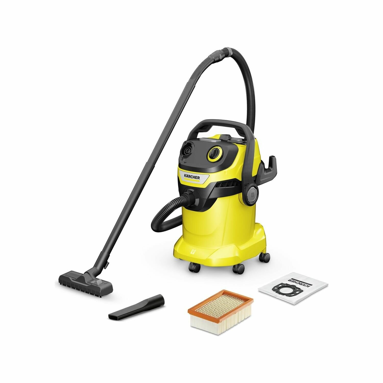 Пылесос профессиональный Karcher WD 5 V-25/5/22 (1.628-300.0) желтый/черный