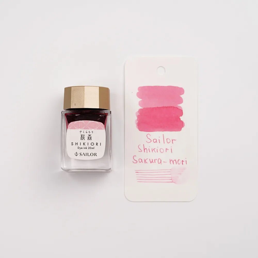 Sailor Shikiori Sakura-mori Ink 20ml Нежный пыльно-розовый чернила для перьевых ручек
