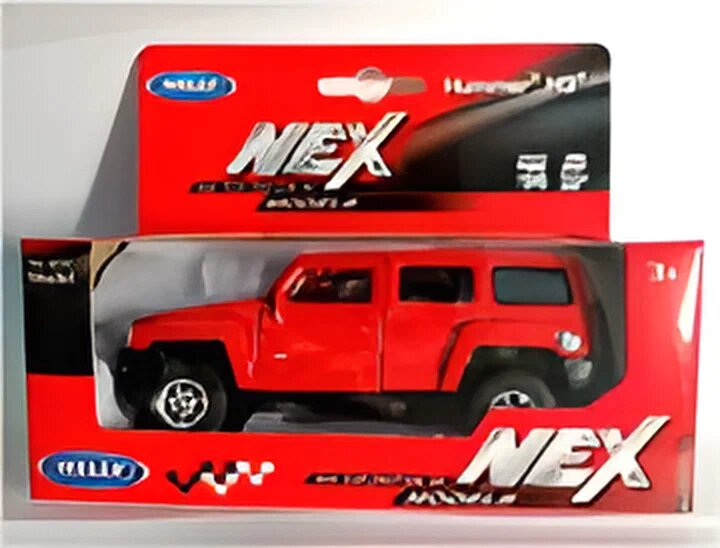 Машинка инерционная Welly 43629 Велли Модель машины 1:34-39 Hummer H3