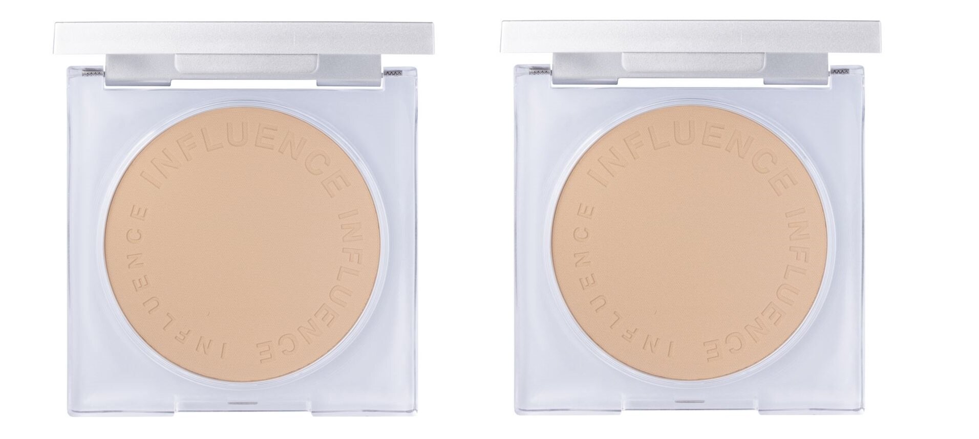 Пудра Influence Beauty компактная Compact Powder Mattronic, тон 03 бежевый, 7 г - 2 штуки