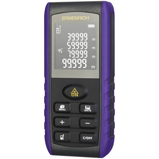Лазерная рулетка Ermenrich Reel PRO GE40, фиолетовый