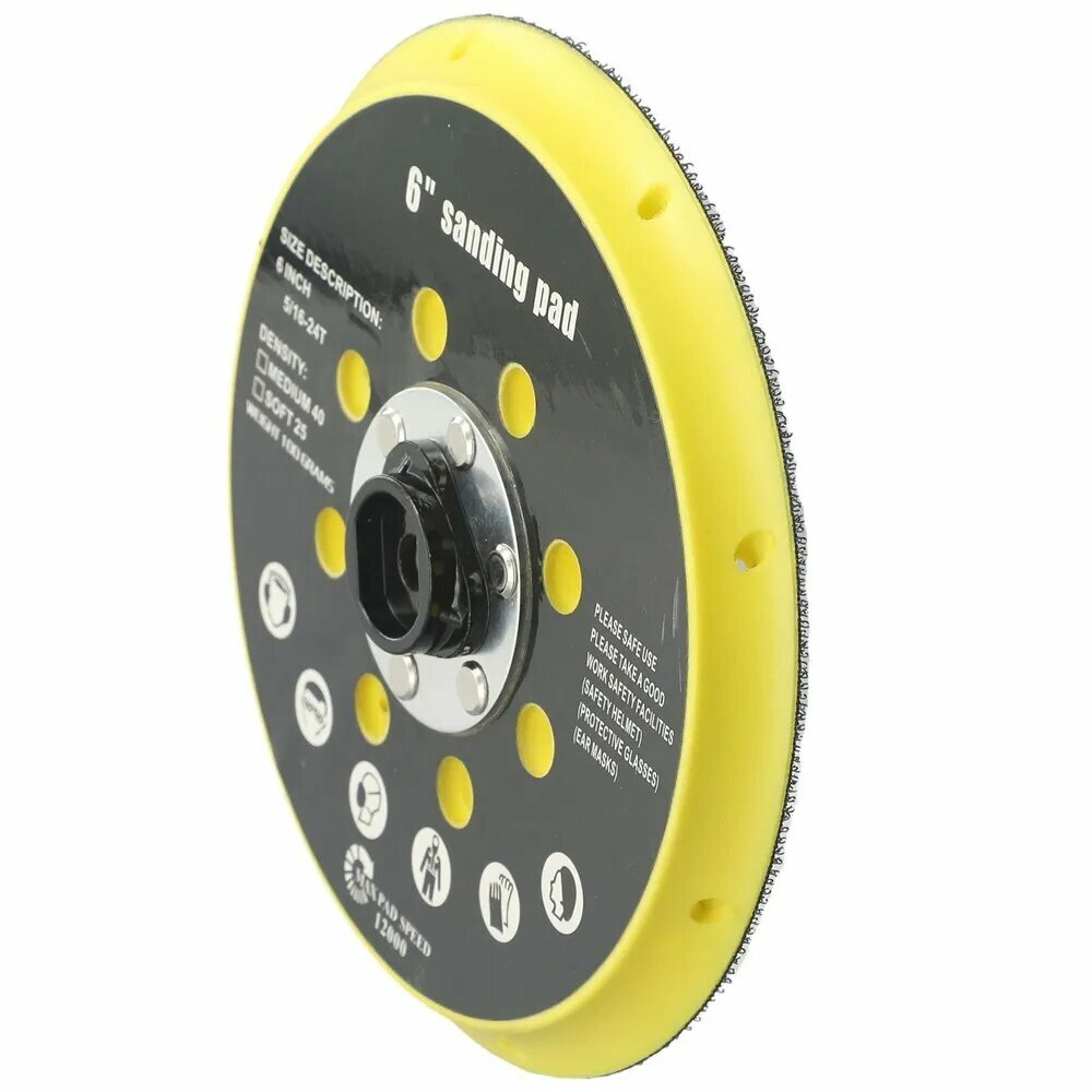 Опорная накладка Шлифовальной машины с 6 дюймами и 17 отверстиями Совместима с RO1 Для BO6030 BO6040