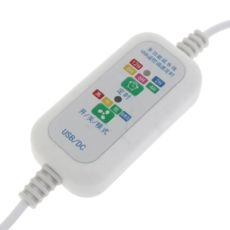Y51a Universal 200 см 5 В USB Удлинитель Дистанционное управление 4-ступенчато-скоростное 2-12H Трани-кабель для USB-потолочного