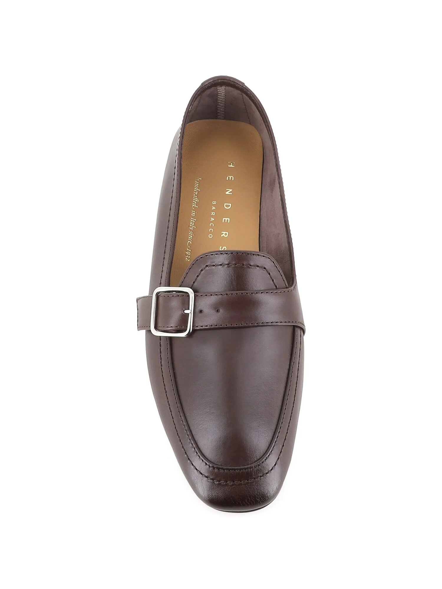 Лоферы HENDERSON BARACCO Buckle-strap loafers, размер 36, brown — фото 1