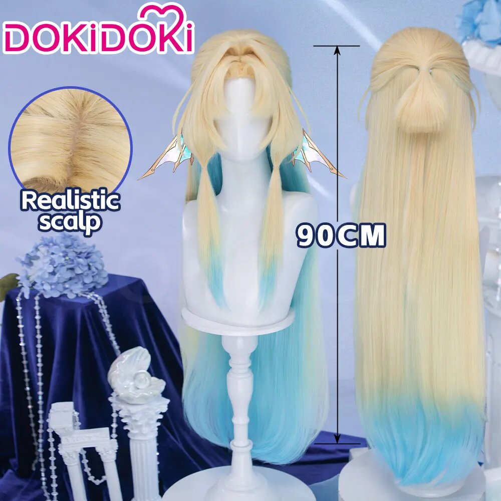 Парик Silver Wolf для косплея Honkai: Star Rail Pearl Wig Only, IN STOCK