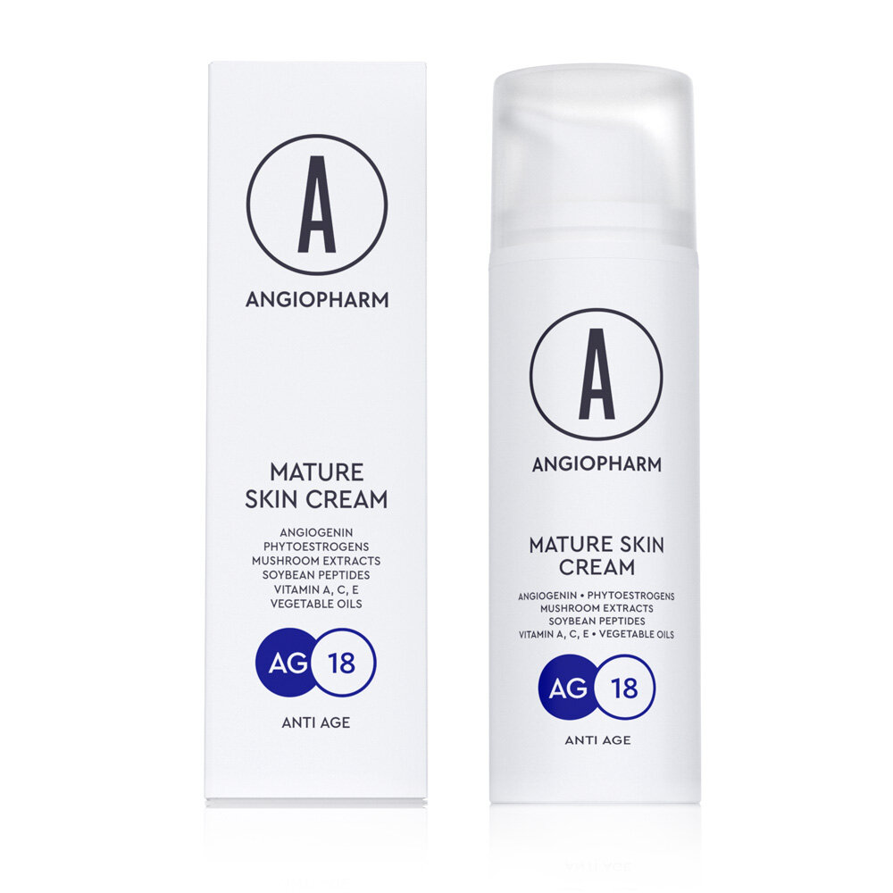 Angiopharm Mature Skin Cream Крем для зрелой кожи для лица новый состав, 50 мл