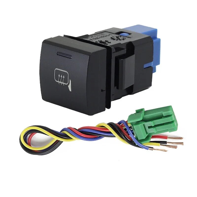 Кнопка подогрева руля с проводом для Toyota Camry, RAV4, Land Cruiser, Prado, Rearview Heating