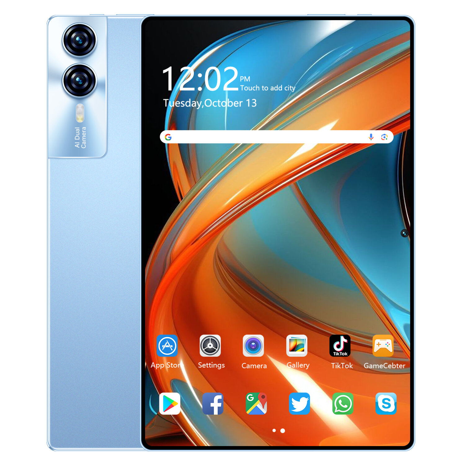 Планшет с клавиатурой и стилусом и мышкой и чехлом S12 Plus Экран 11.6"IPS 16+1024ГБ Андроид 13, Helio G99 процессор. Синий