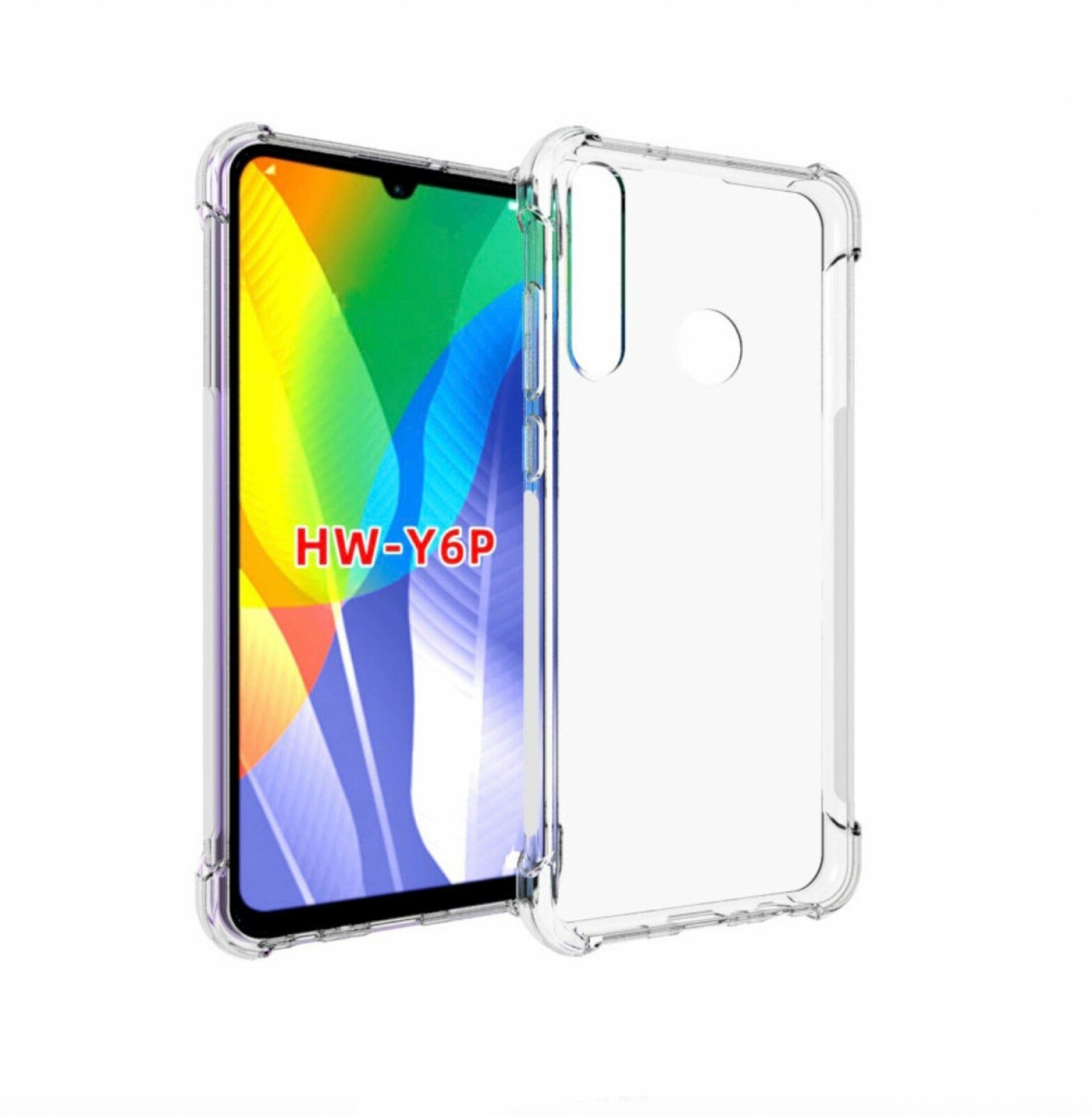 Чехол-накладка MyPads Tocco для Huawei Honor 9A / Honor Play 9A / Huawei Y6p прозрачный силиконовый с защитой углов