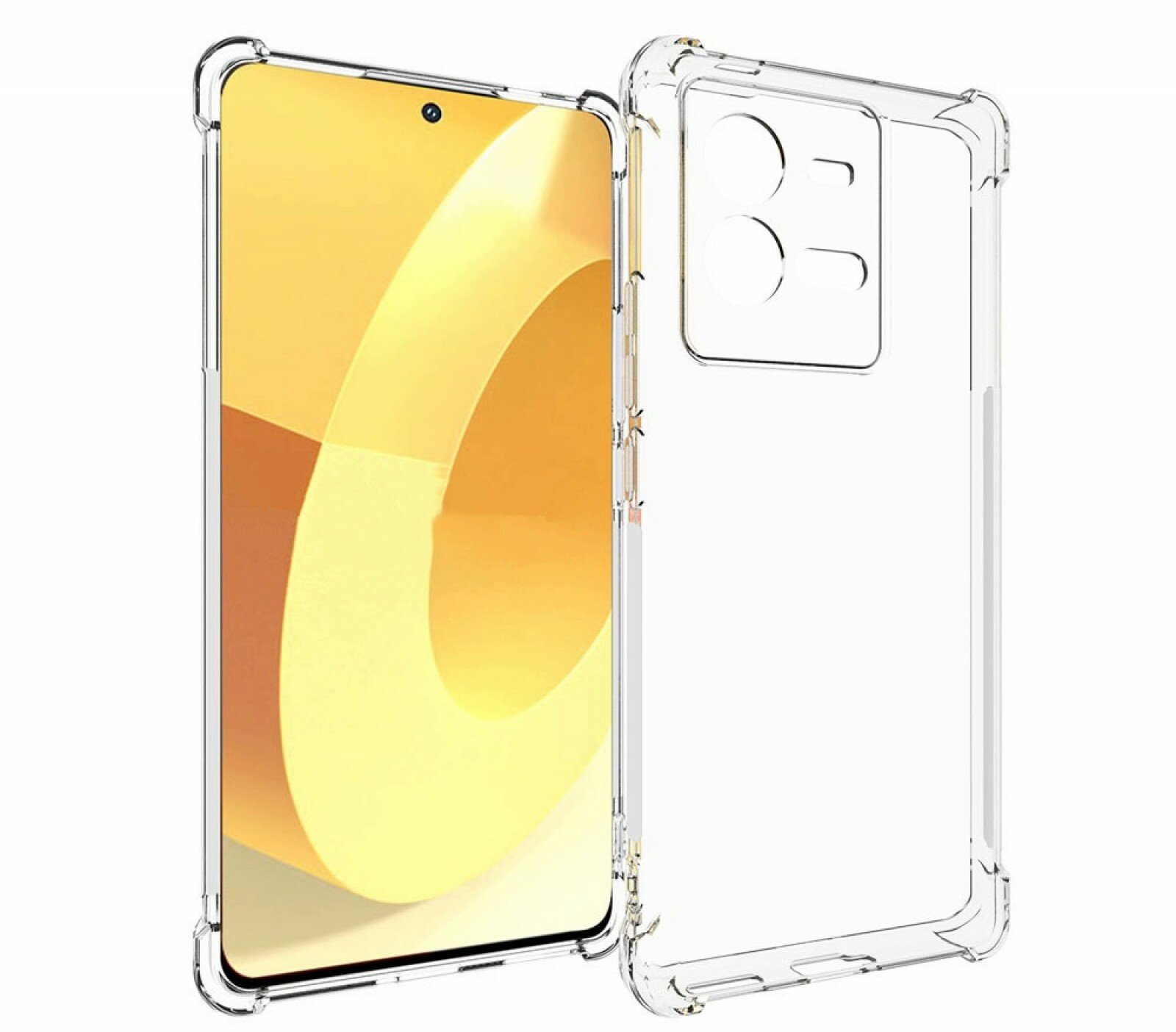 Чехол-бампер MyPads Tocco для Vivo iQOO 10 Pro противоударный прозрачный силиконовый