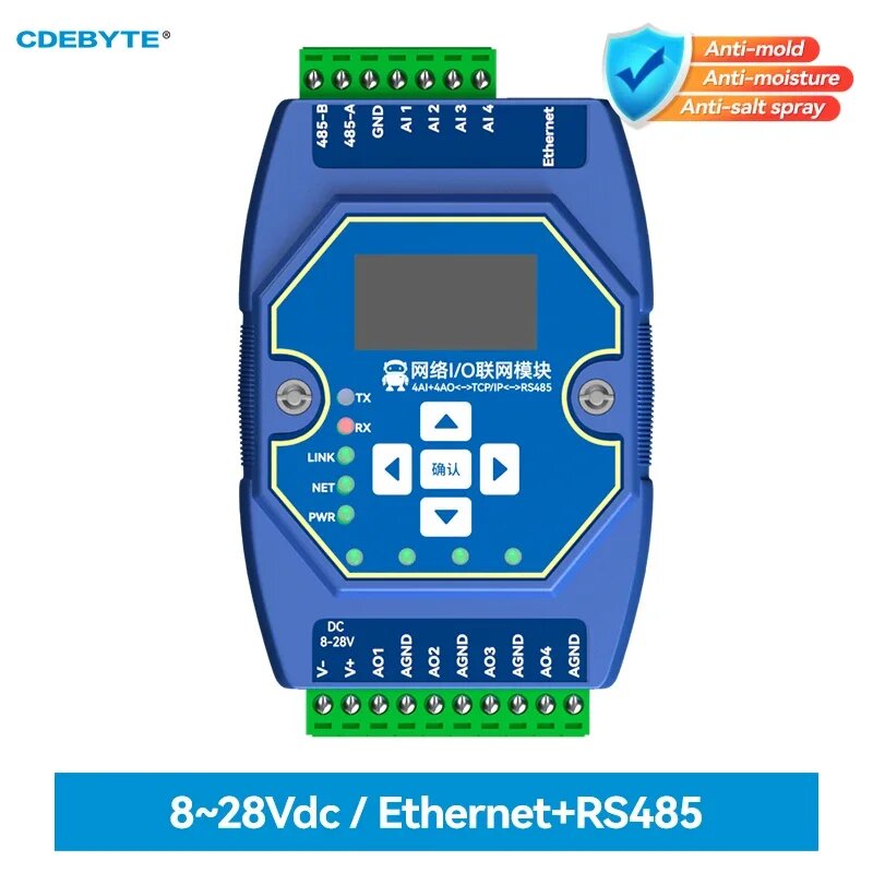 Модуль I/O EBYTE ME31-XXAX0060, 6DO, OLED, RS485 — фото 1