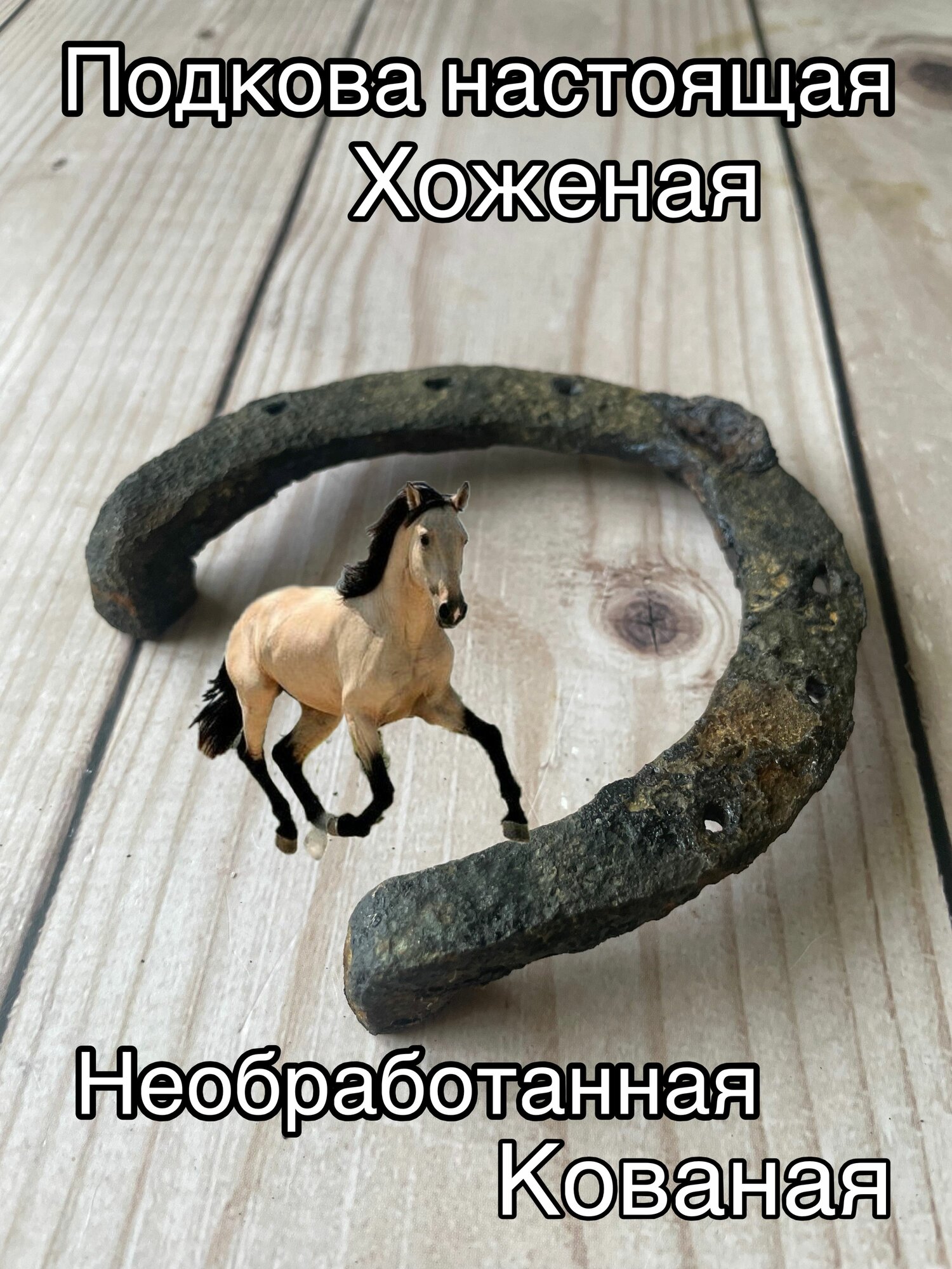 Подкова настоящая, хоженая. Оберег