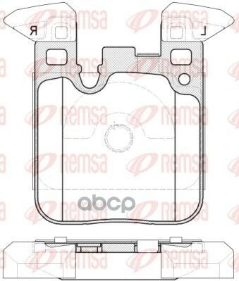 Колодки торм. зад. BMW 1/3 (F20/F21/F30/F31/F34) 11-> Remsa арт. 1539.00