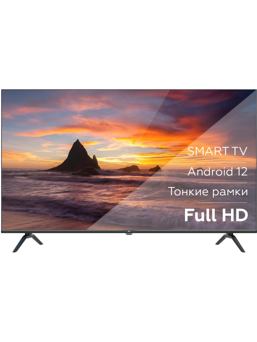 Телевизор BQ 40FS36B 40" LED, FULL HD, черный, смарт ТВ, Android