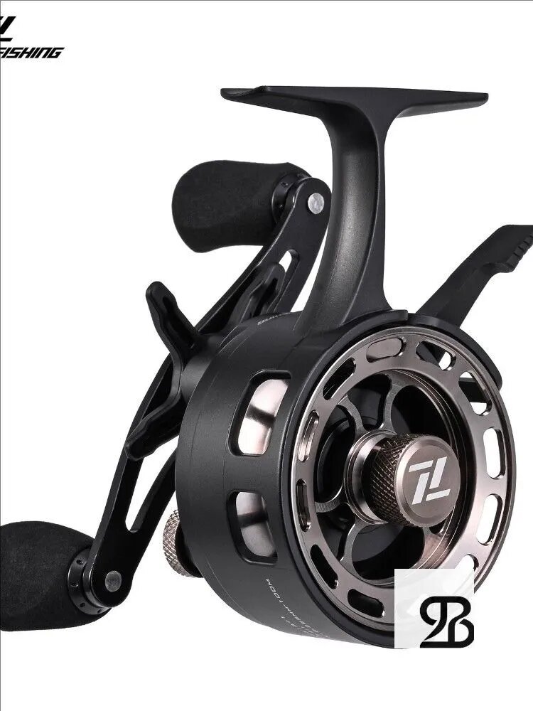 Рыболовная катушка TL Fishing, диаметр катушки 65 мм, инерционная для зимней и морской рыбалки