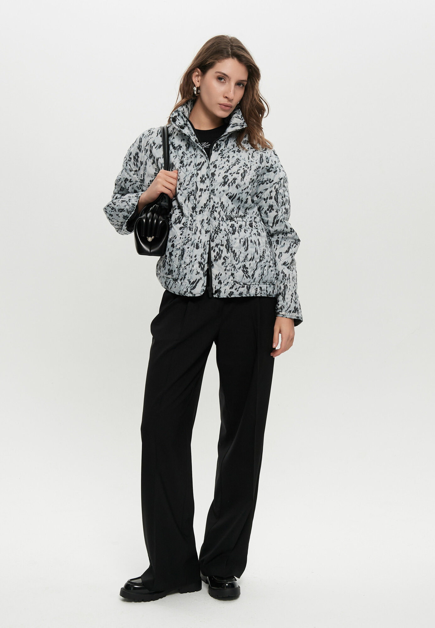 Куртка KARL LAGERFELD JEANS, размер M, серый — фото 1