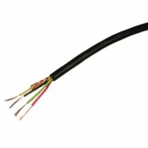 Кабель швэп 4х0,12 Черный уличный (1бухта / 200м, продается бухтами, НЕ отрезается метражом)