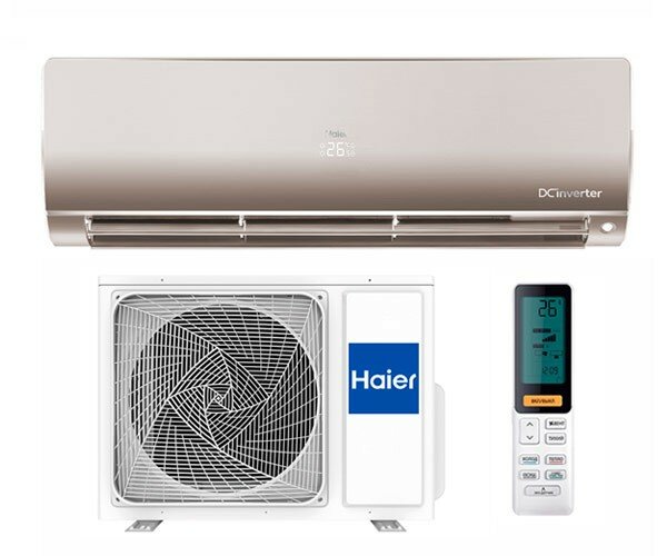 Настенный кондиционер сплит-система Haier Flexera AS25S2SF3FA-G/1U09BS3ERA, 25м2, золотой