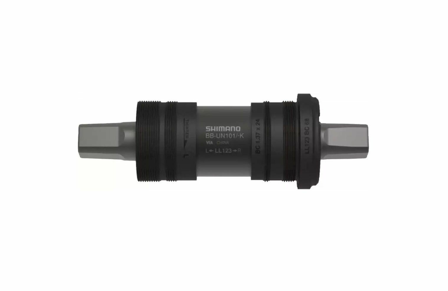 Каретка-картридж Shimano под квадрат велосипеда, размер 68/122.5 мм, без болтов