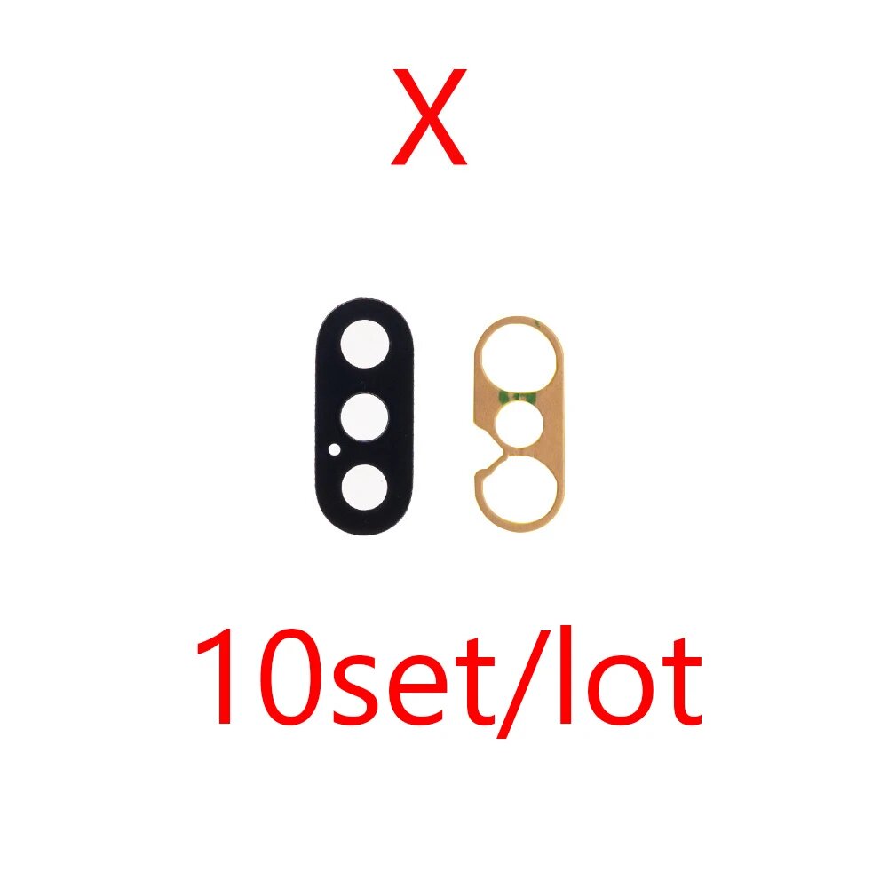 10шт. Защитное стекло камеры iPhone X 14 13 12 11