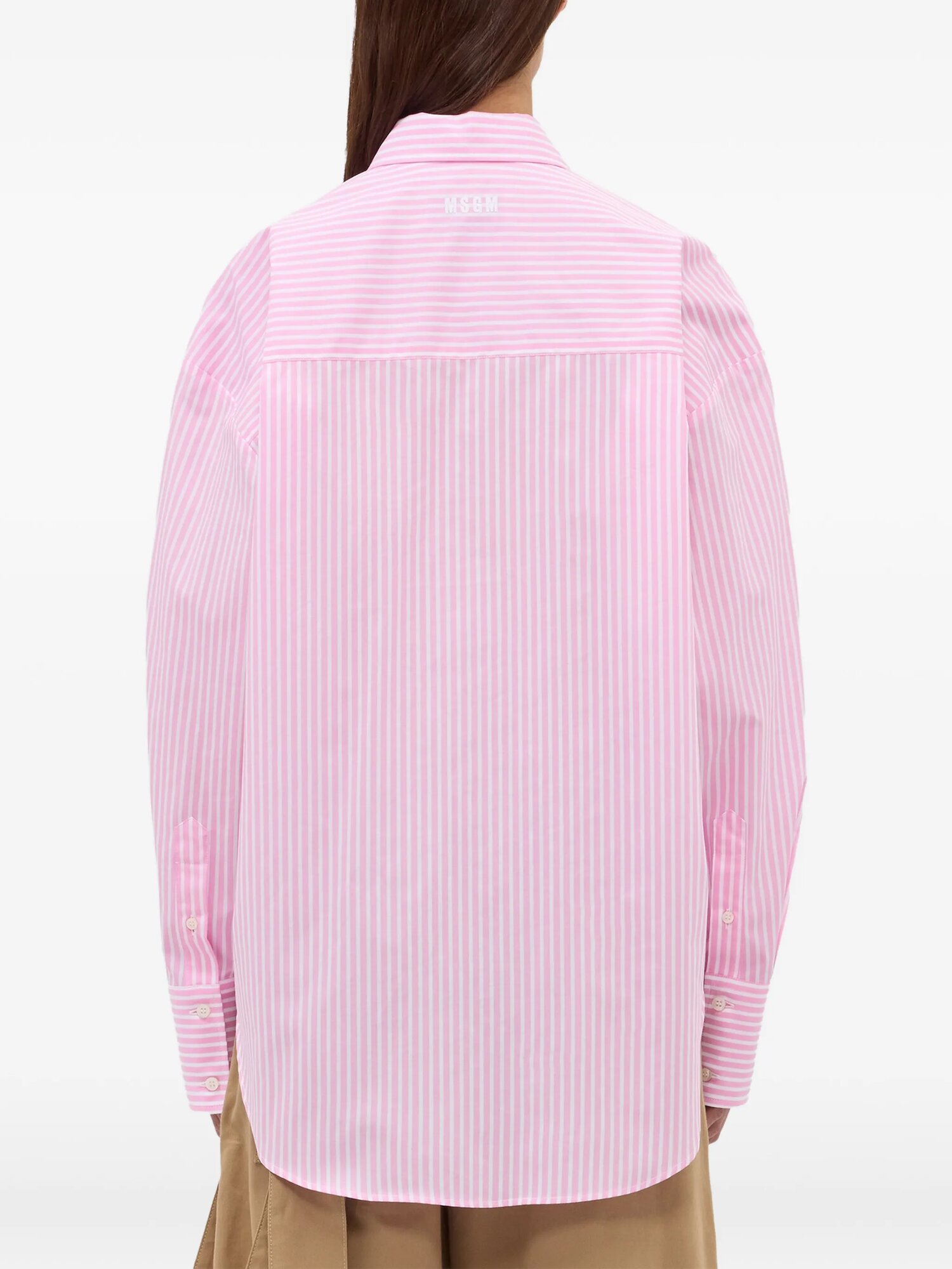 Рубашка MSGM, размер 36, светло-розовый — фото 1