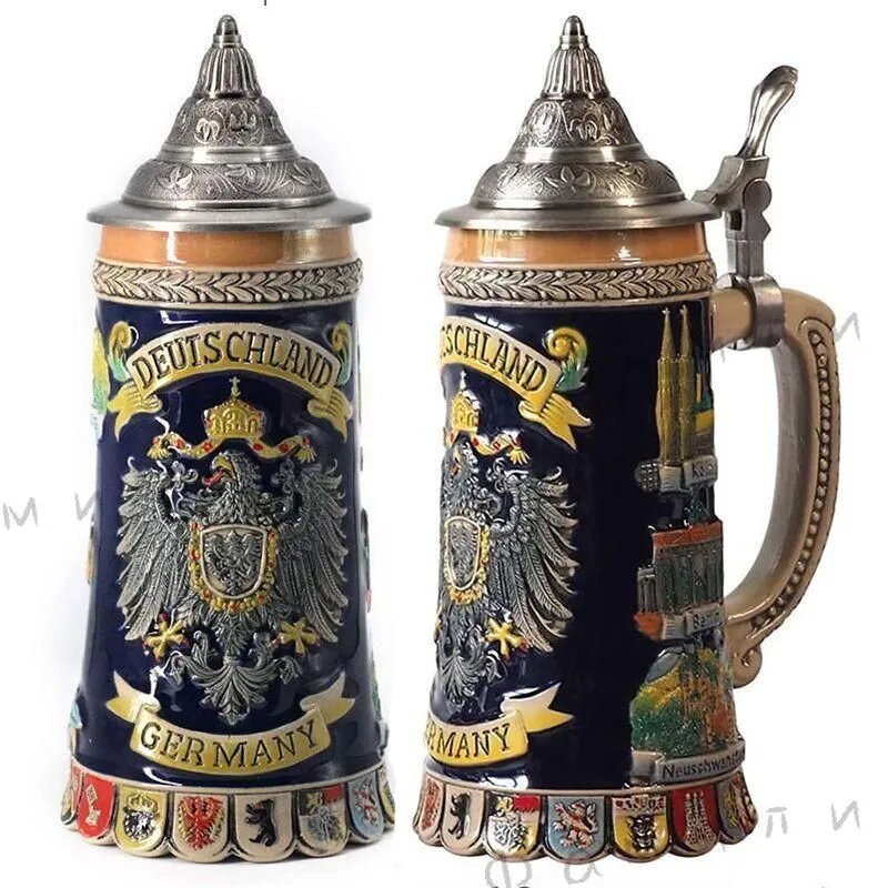 Кружка пивная 600 мл, 1 шт