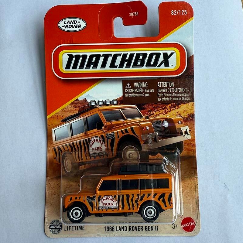 Matchbox Mattel 1:64, литой автомобиль модель машинки 25M/L серии(82 1966 LAND ROVER)