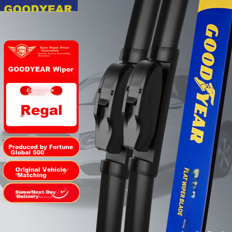 Стеклоочистители Goodyear для Buick Regal 2017-2023, 21 дюймов безрамные для Regal GS 2019-2021 Цвет：Jinwei/Jinwei GS