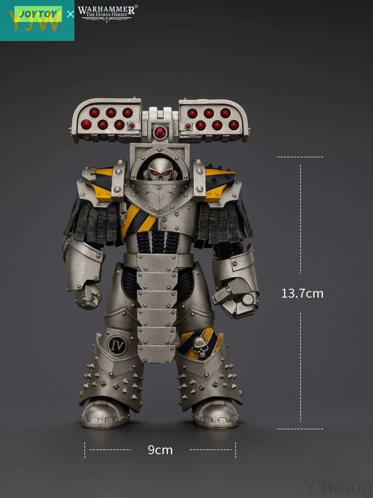 Warhammer The Horus Heresy JOYTOY 1/18 lron Warriors Tyrant Siege Terminator with Rocket launcher Подарочная модель-YJWang