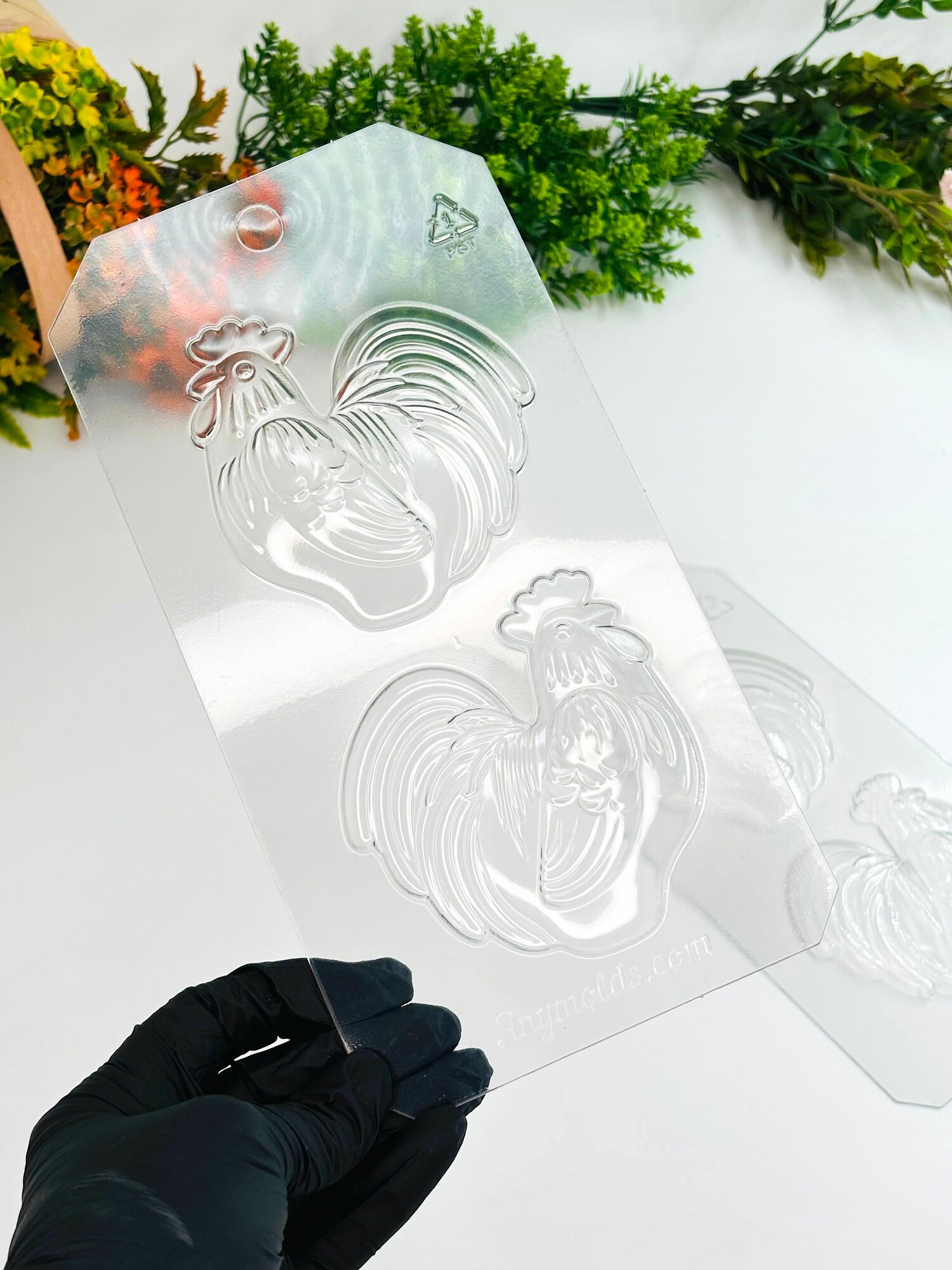 Петушки для шоколада форма пластиковая