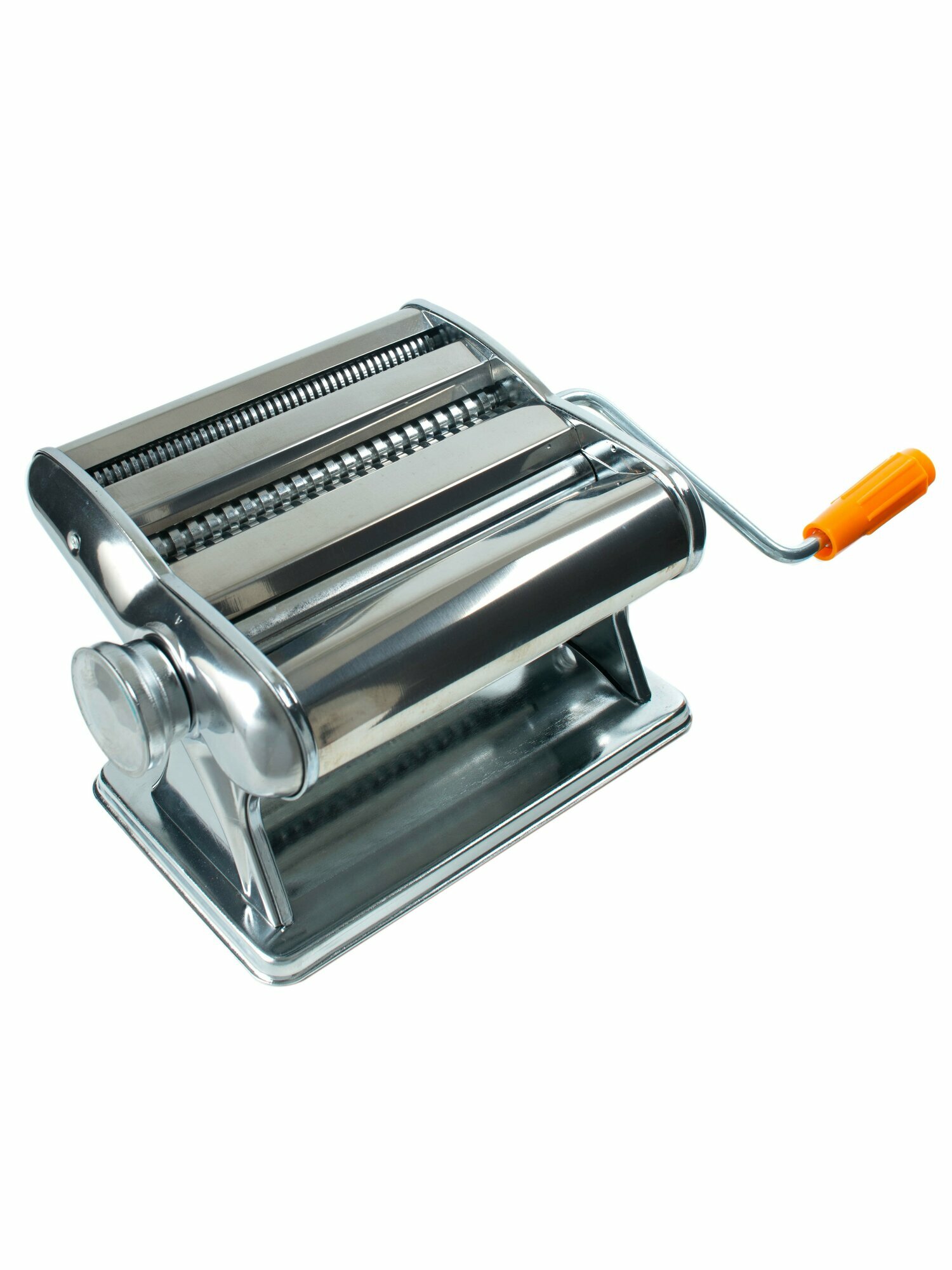 Тестораскатка Foodatlas FLY2150, механическое крепление к столу, серебристая, 2,7 кг