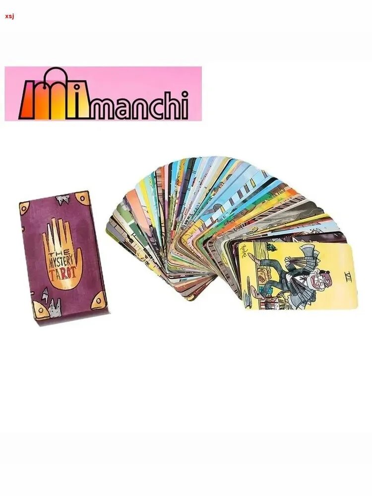 Карты Таро, Таинственное Таро / The Mystery Tarot 78шт, Гравити Фолз / Gravity Falls