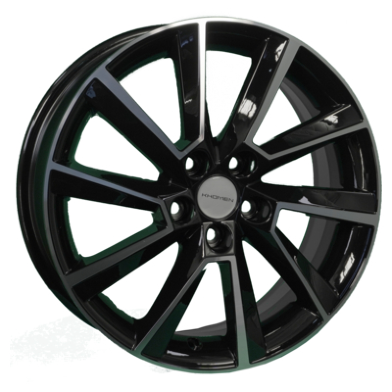 Диск колесный Khomen Wheels KHW1604 (Yaris) 6,0x16 5x100 Dia54.1 ET45 цвет Black-FP