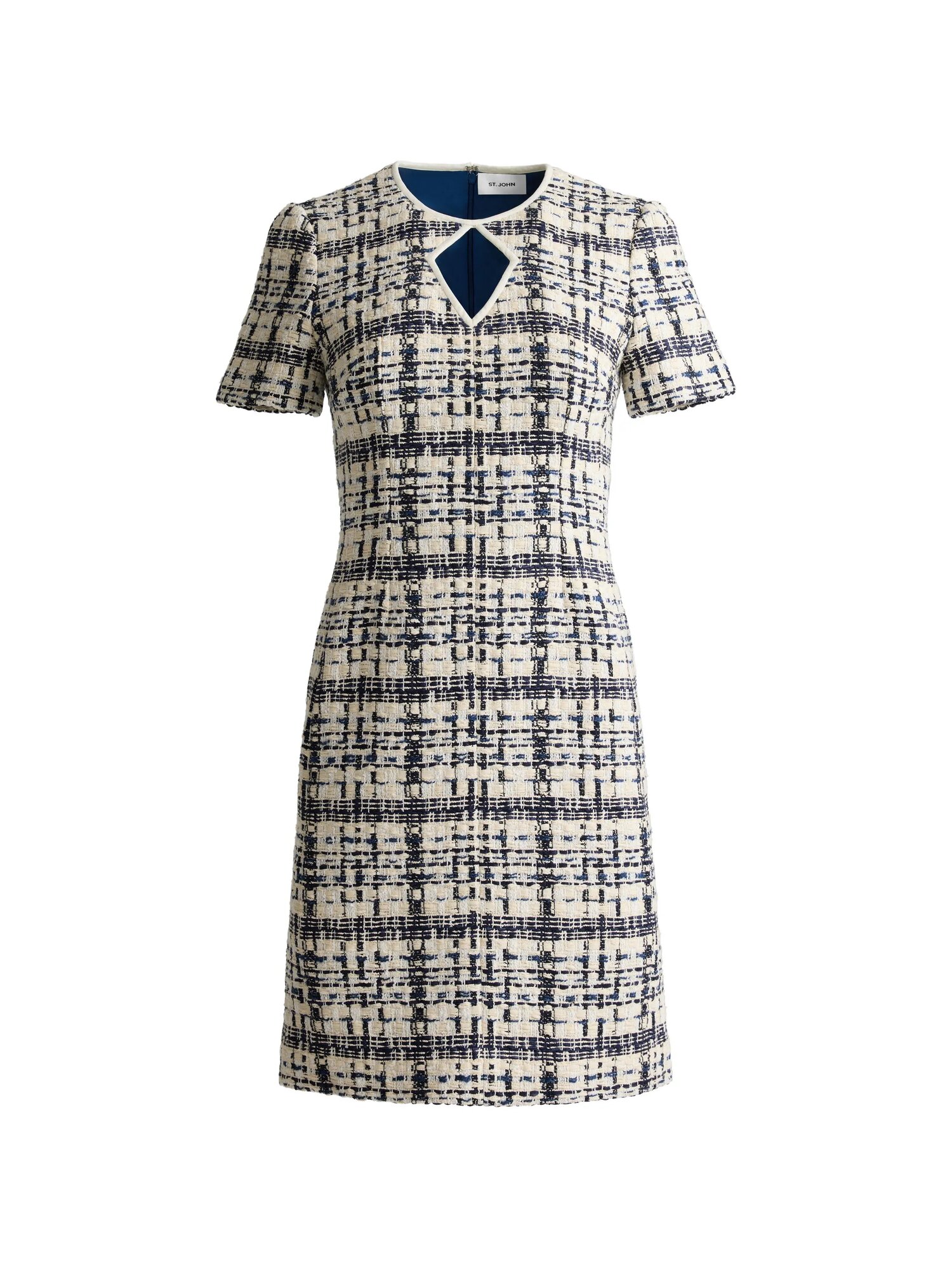 Платье Tweed short sleeve mini dress