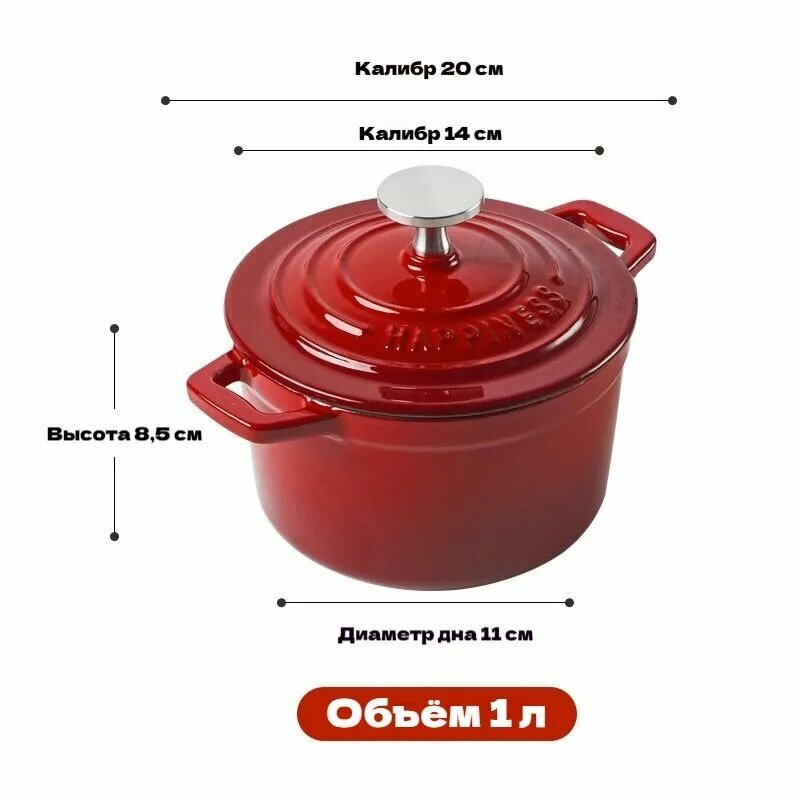 Кастрюля, 1 л