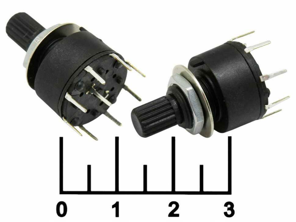 Переключатель галетный SR16 5 положений 1 полюс (FUT-1129)