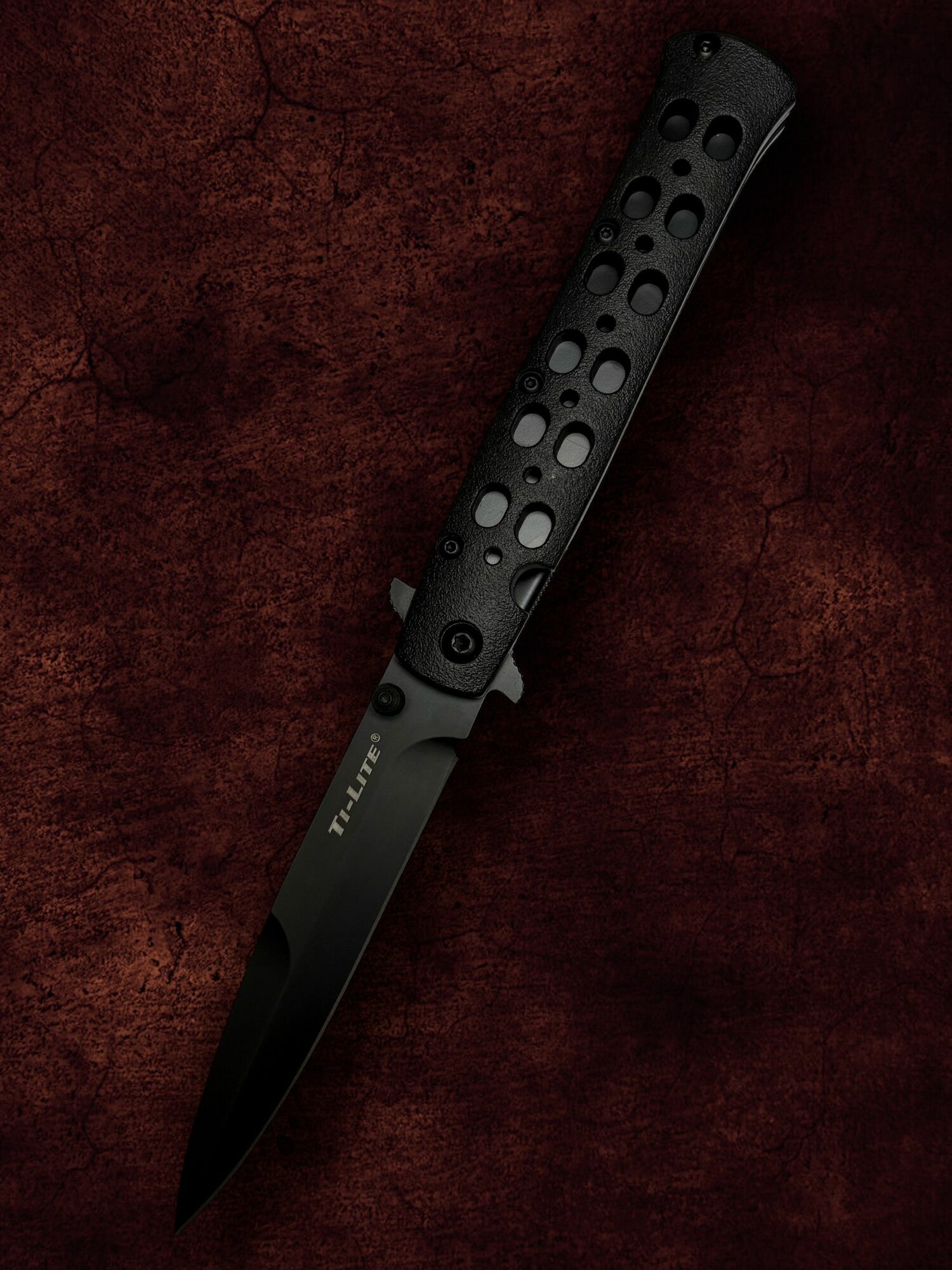 Складной нож Cold Steel Ti-Lite IV All Black, CS-26SP-BKBK