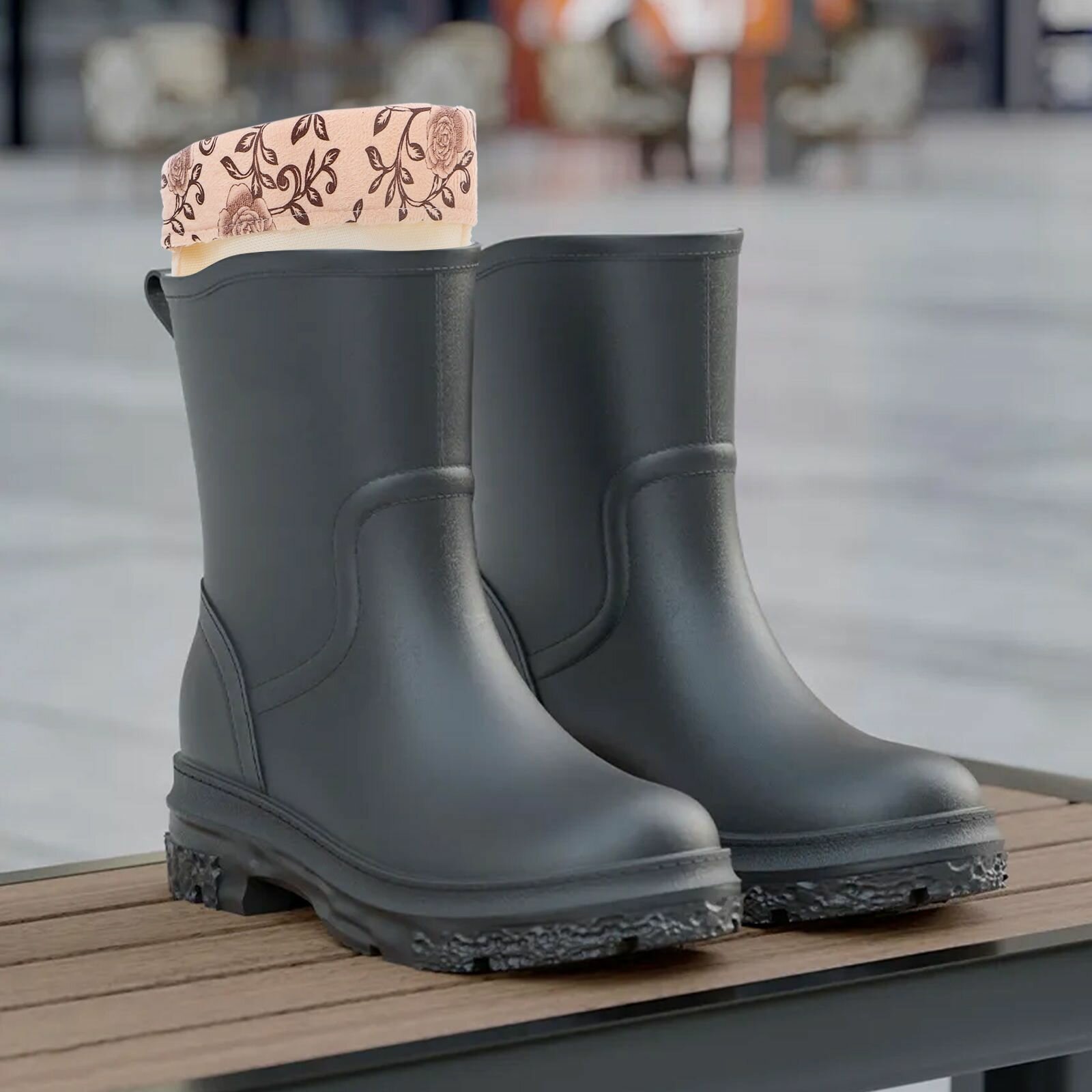 1 Пара Вставок Для Сапог, Из Ткани, Для Женщин, Для Зимних Прогулок