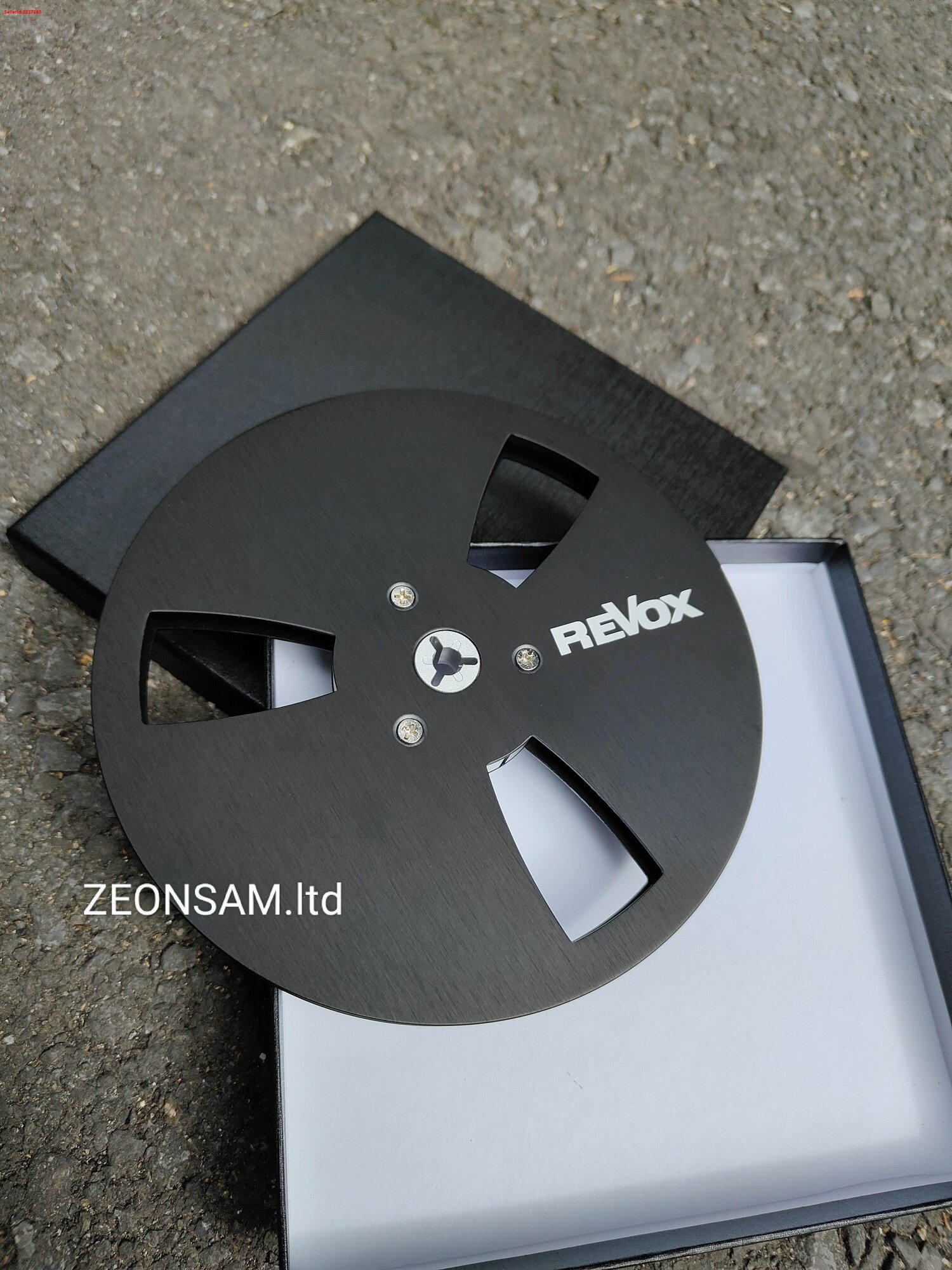Revox 7-дюймовая пустая катушка из алюминиевого сплава с 3 отверстиями 1/4, держатель пустого диска, подходит для Studer ReVox / TEAC / BASF и других открытых магнитофонов