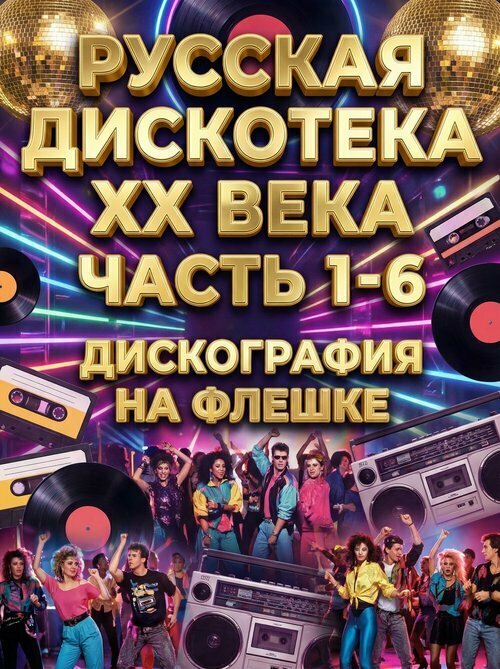 Русская Дискотека ХХ Века Часть 1-6 (500 CD) МР3
