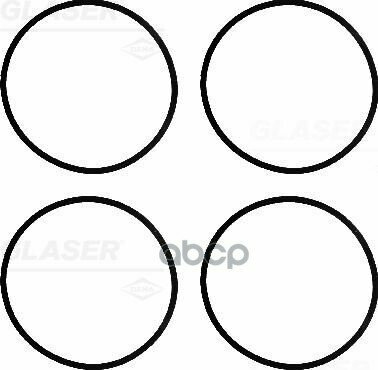 Прокладка коллектора ДВС (к-т) Opel Astra, Vectra, Zafira 2.2 16V 00- GLASER арт. M3666500