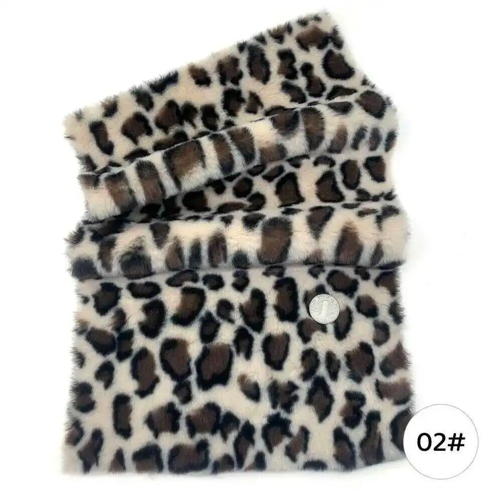 Искусственный мех ZYFMPTEX с леопардовым принтом 25x45 см 02